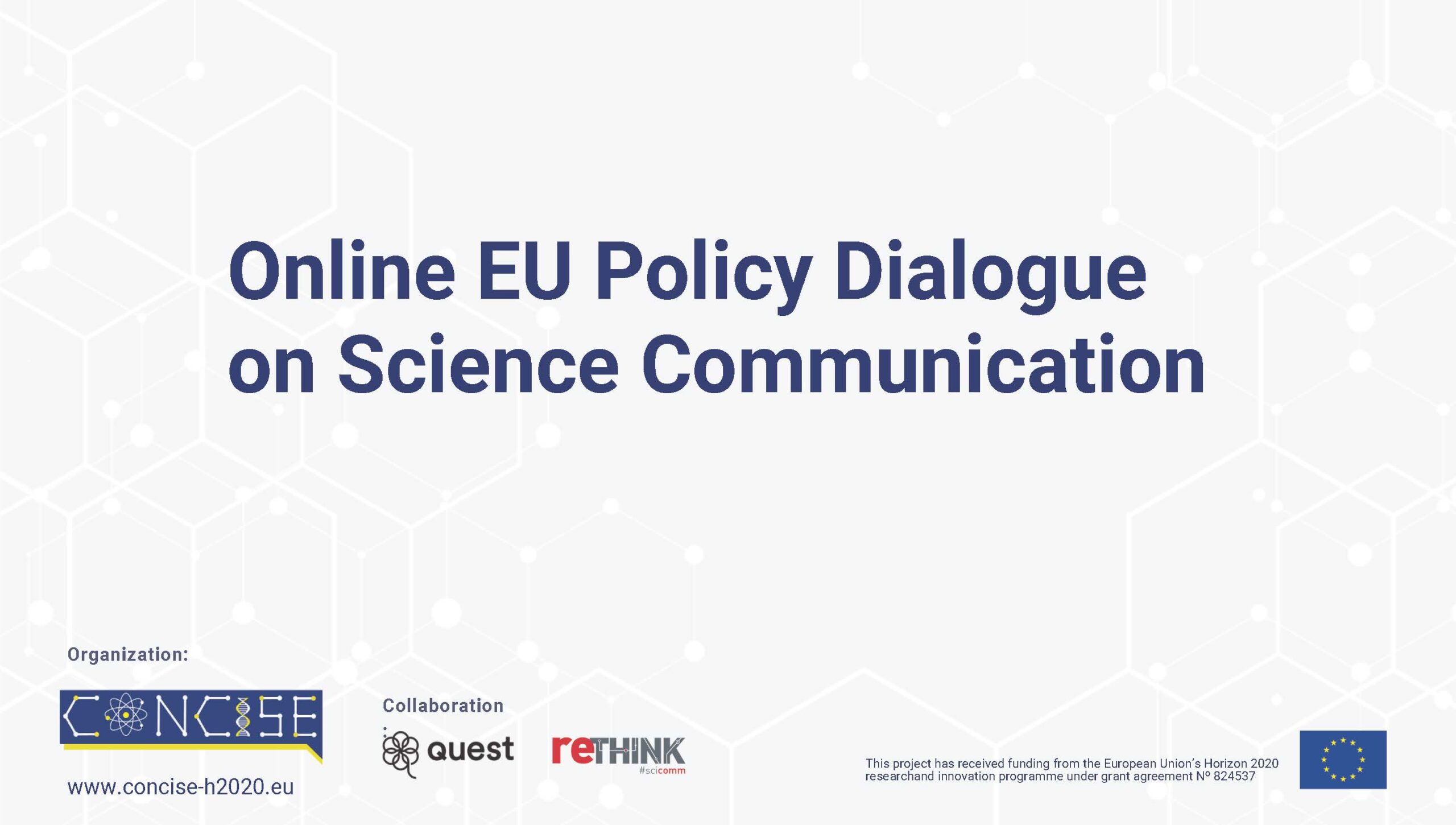 Presentation to European policymakers - Concise